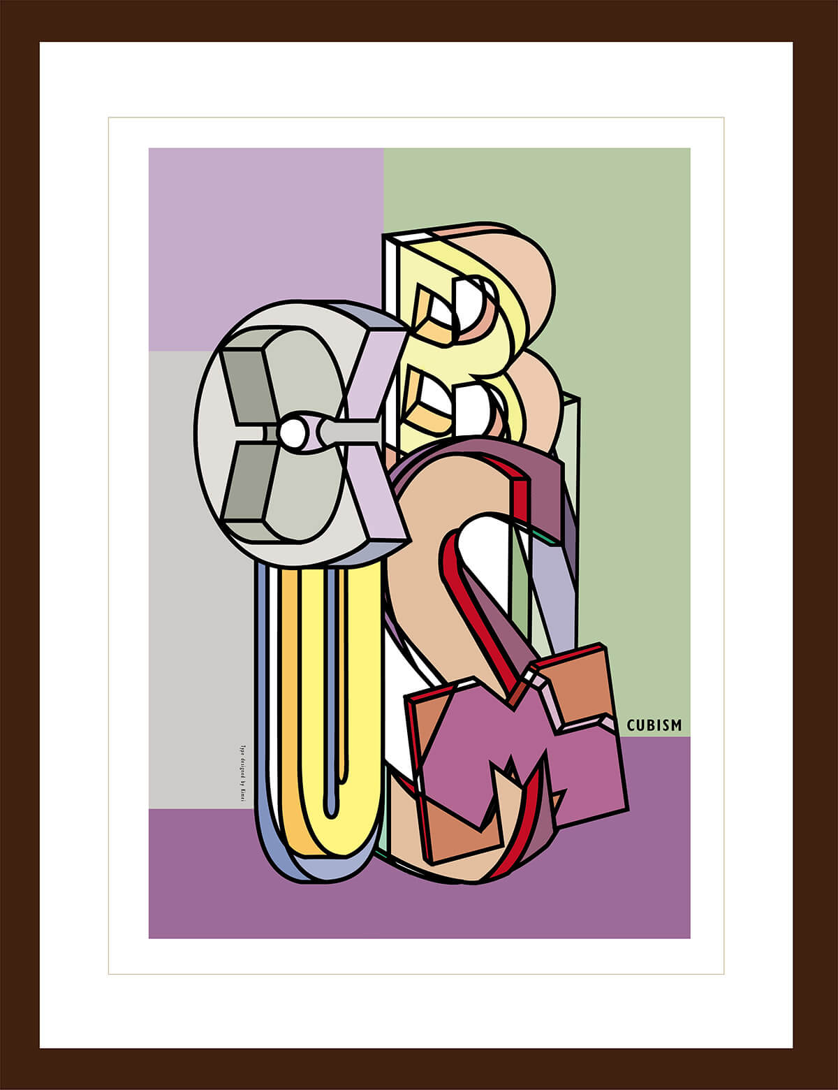 【TypeArt】現代藝術流派 – Kimei Design